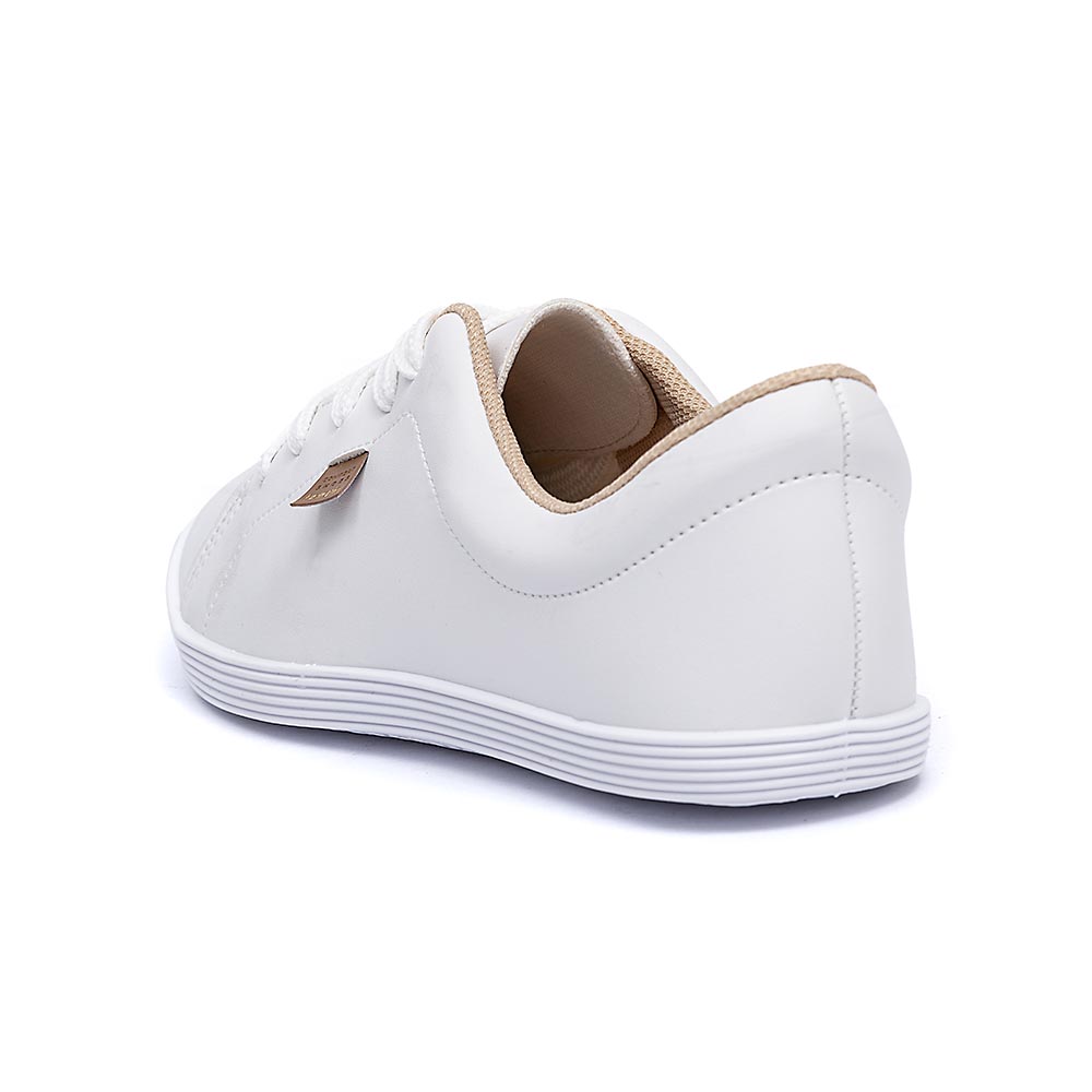 Tênis Beira Rio Texturizado Branco - Klode