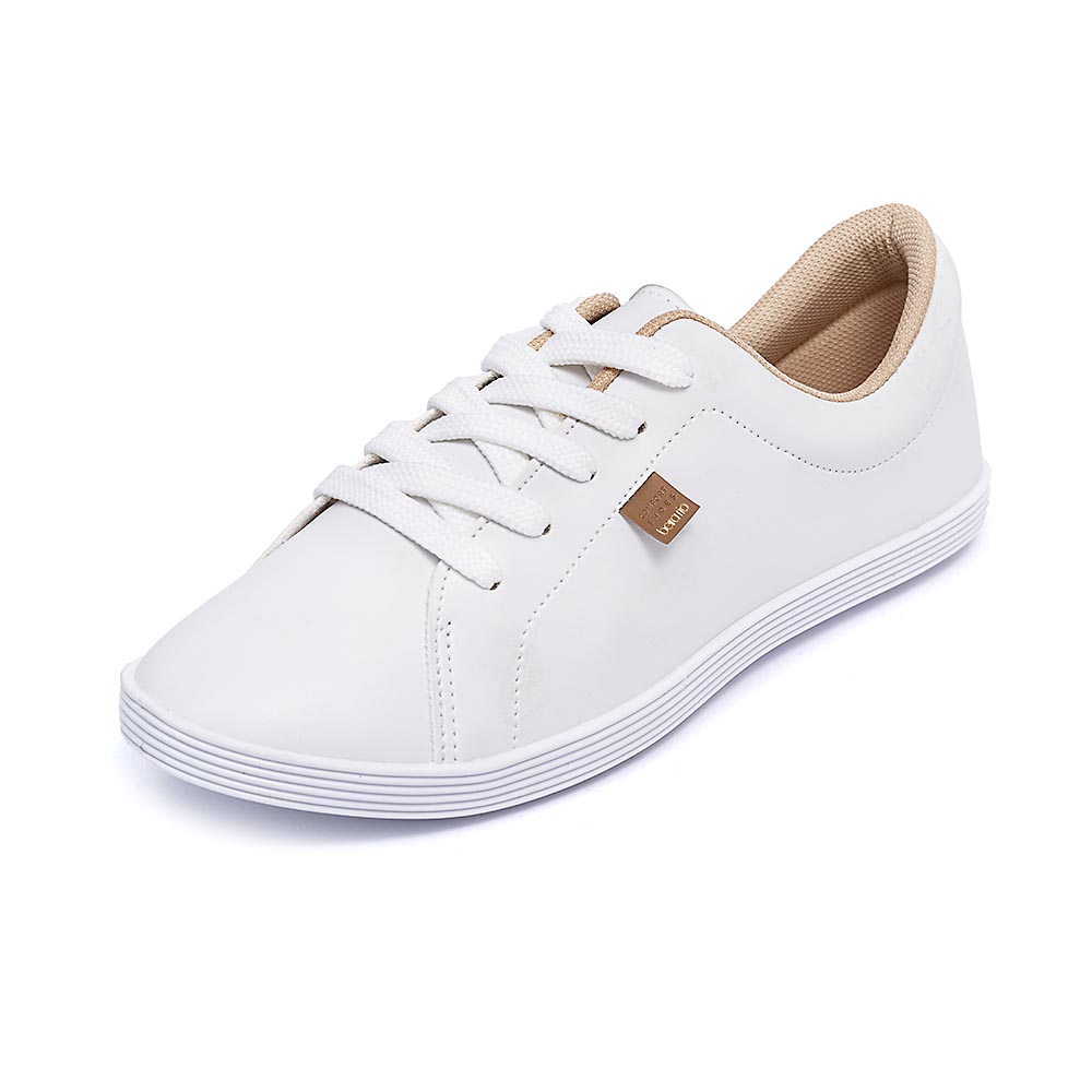 Tênis Beira Rio Texturizado Branco - Klode